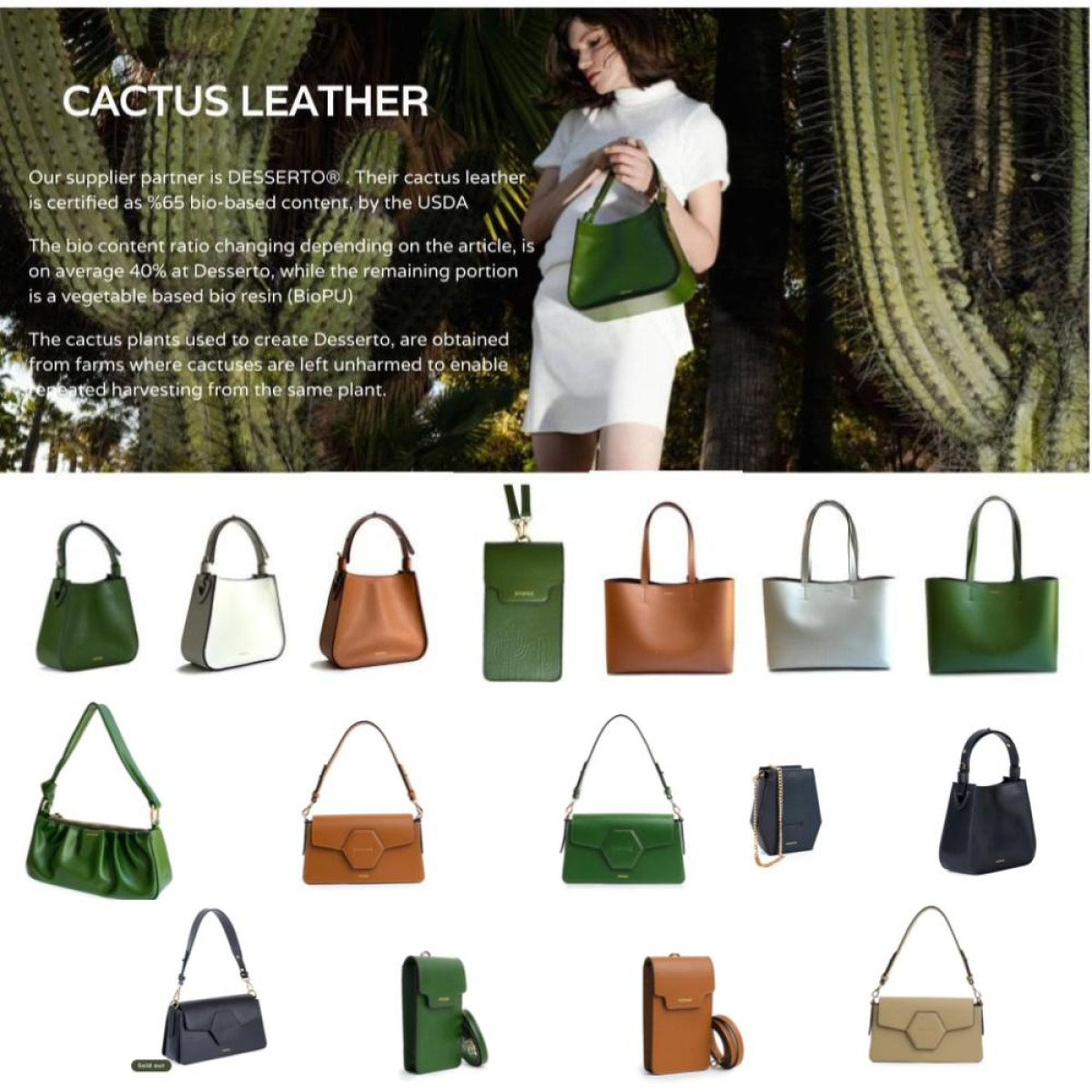 Product Plant-Based Vegan Leather Collections - Manufy